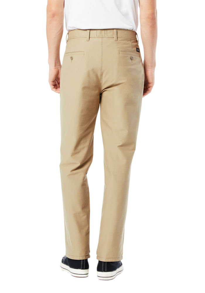 Pantalón Comfort Knit Chino Straight Fit Khaki - Dockers Chile