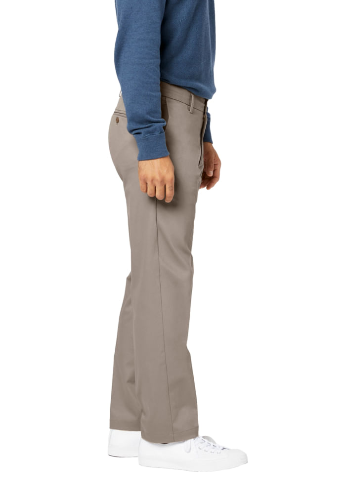 Pantalón Signature Stain Defender Straight Fit Beige - Dockers Chile
